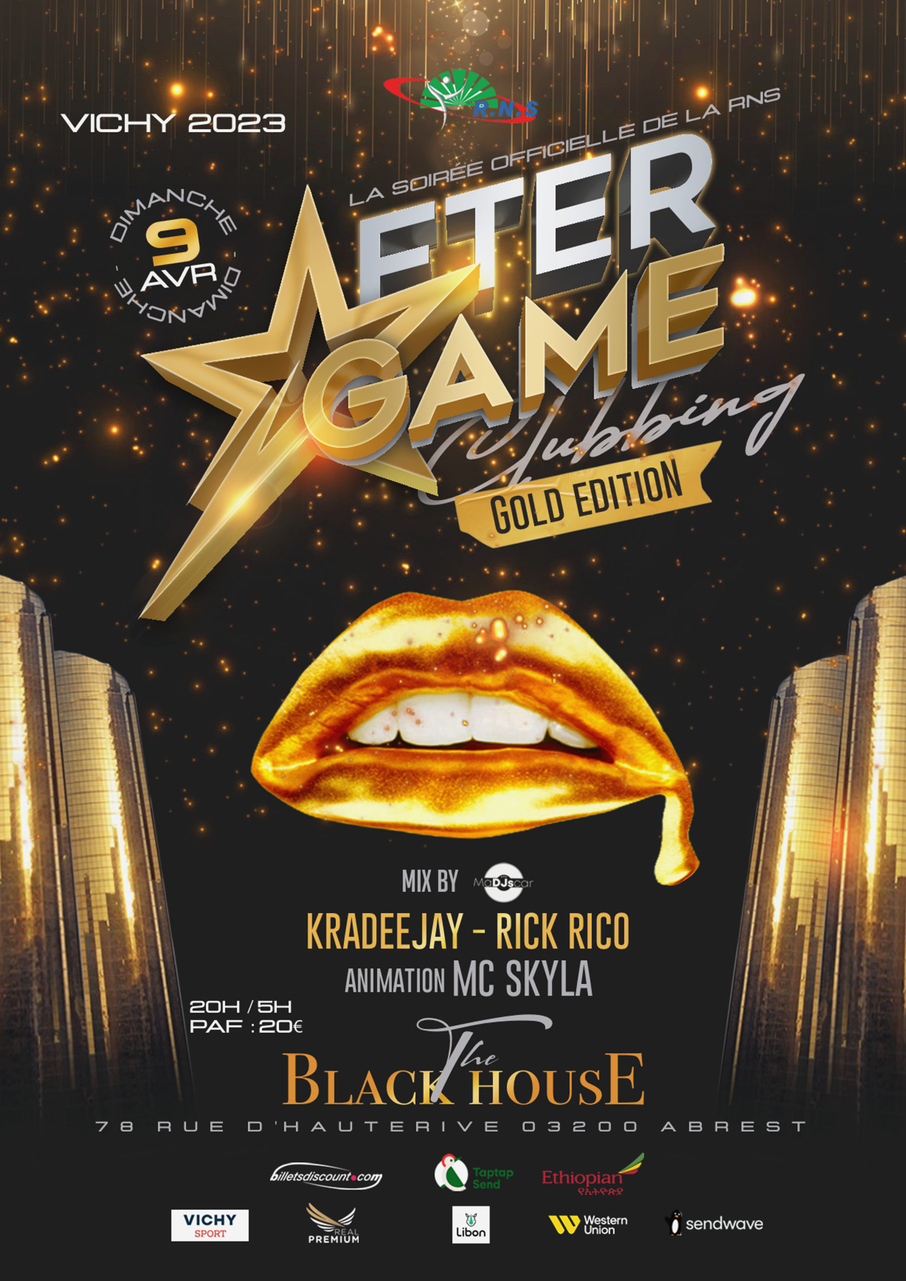 Soirée Officielle After Game RNS 2023 – Rencontre Nationale Sportive